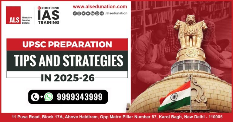 UPSC Preparation Tips and Strategies in 2025-26 | ALS Edunation